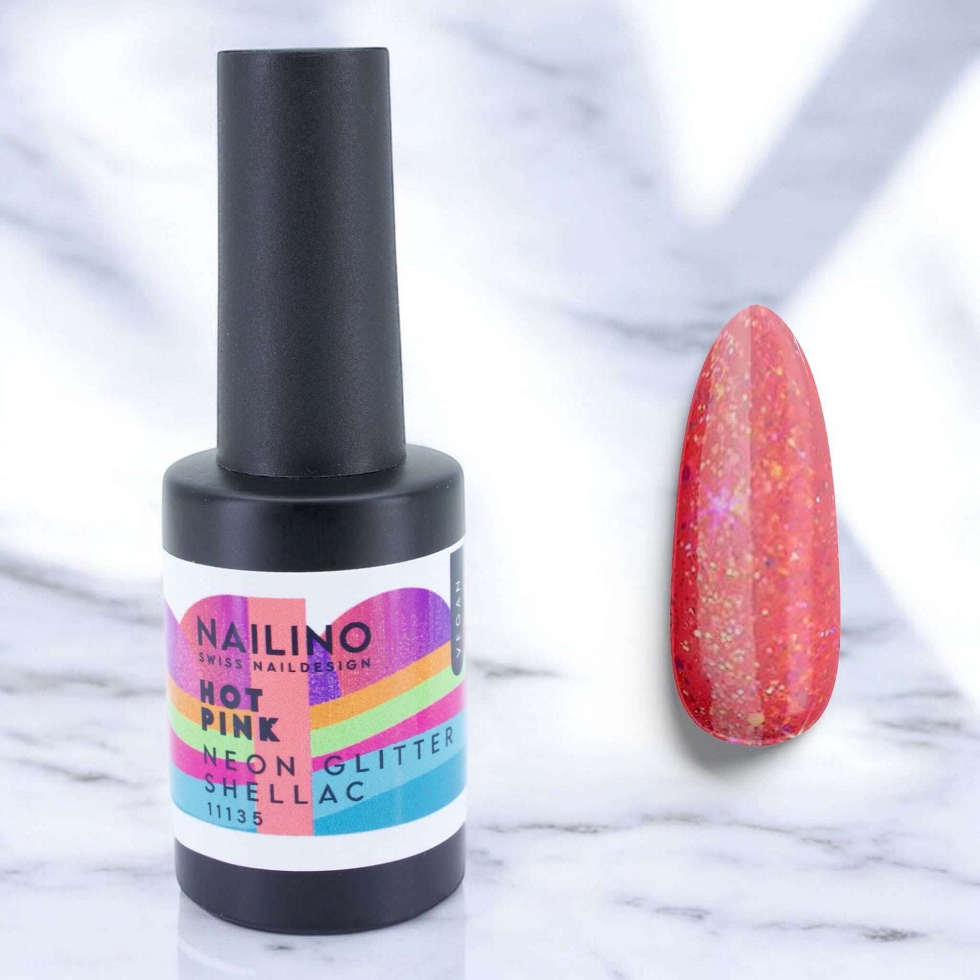 Shellac für langanhaltende und glänzende Nägel - NAILINO