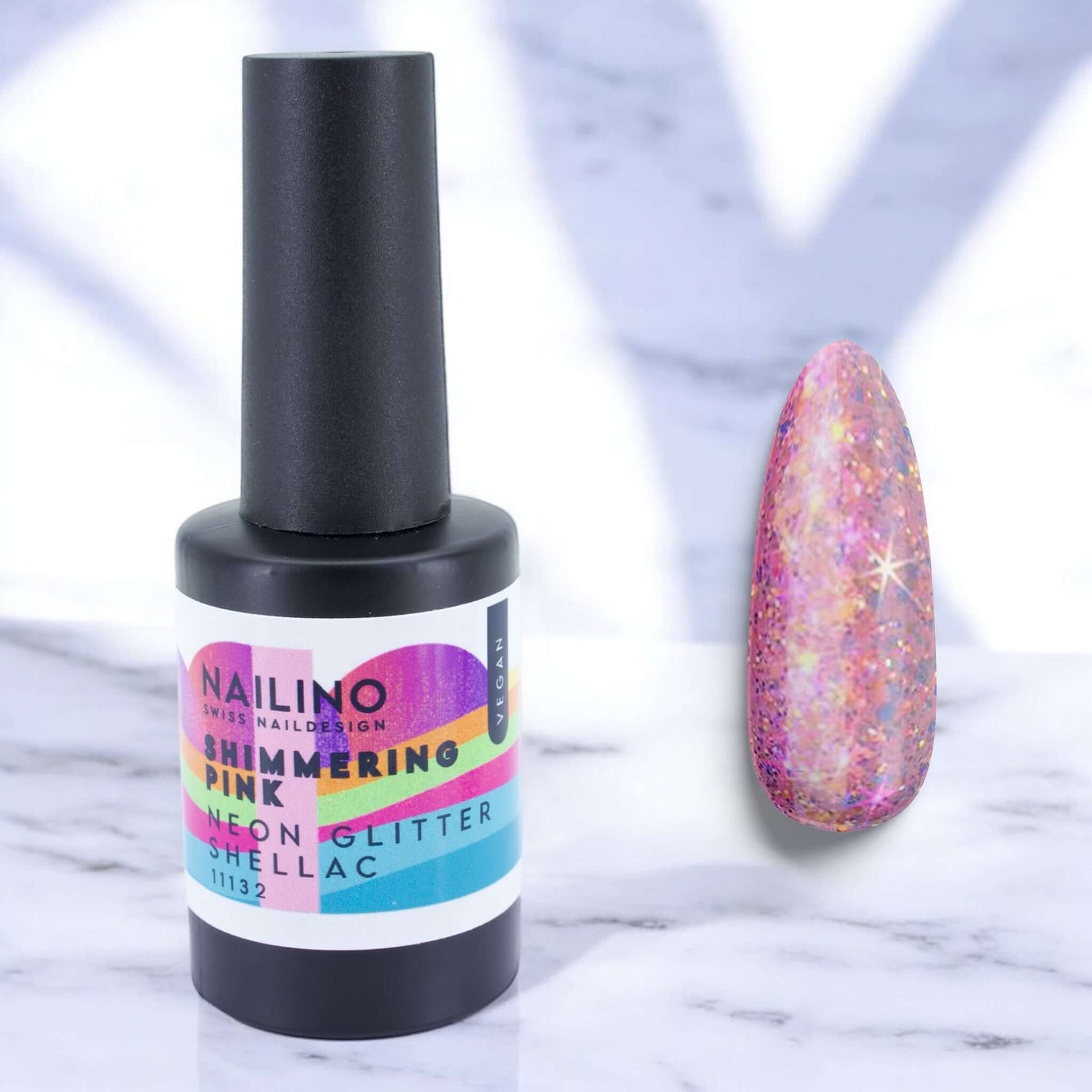 Shellac für langanhaltende und glänzende Nägel - NAILINO