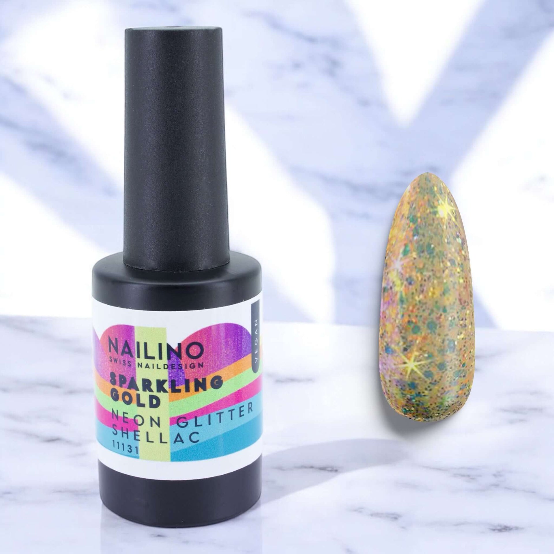 Shellac für langanhaltende und glänzende Nägel - NAILINO