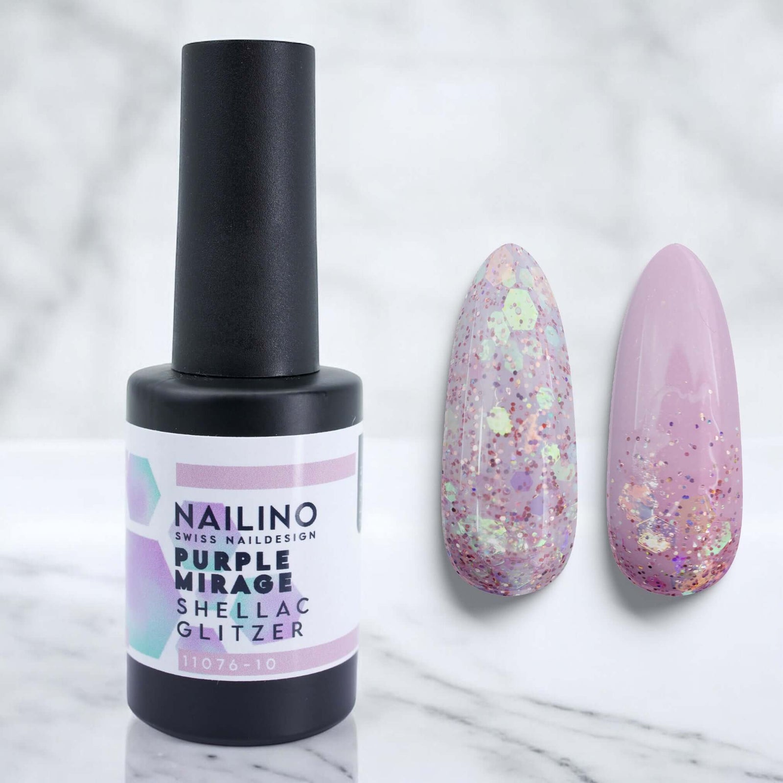 Shellac für langanhaltende und glänzende Nägel - NAILINO