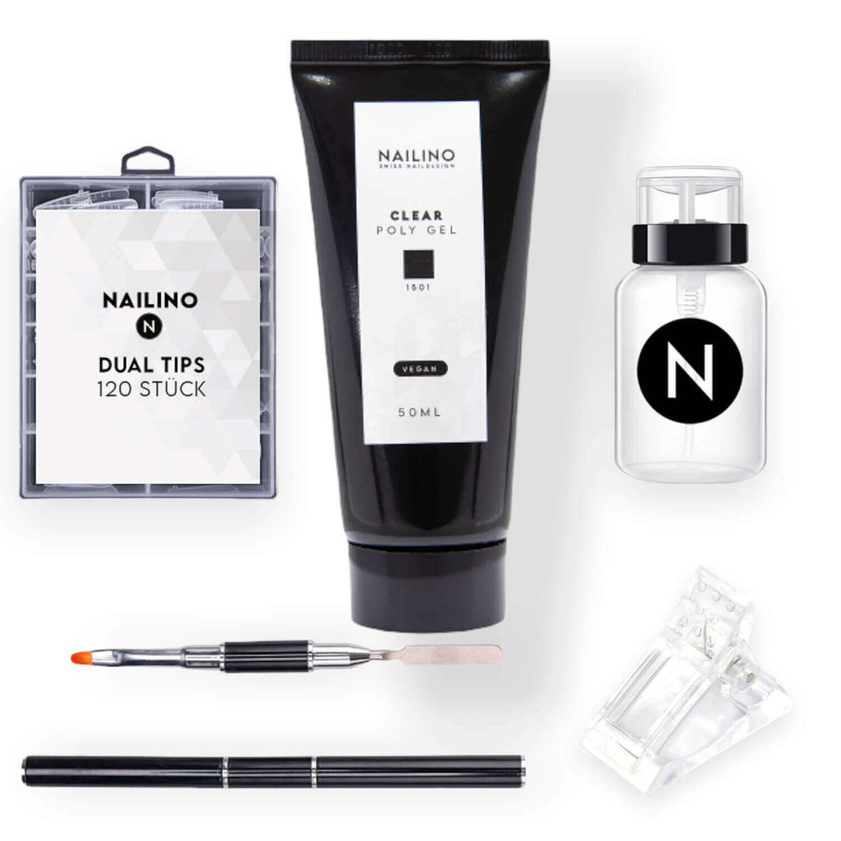 Poly Gel Starter Set - Kaufen im Schweizer Nail Shop! – NAILINO